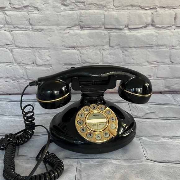 Tozaj | Accents | Tozaj Classical Black Telephone Vintage Dial Tone ...